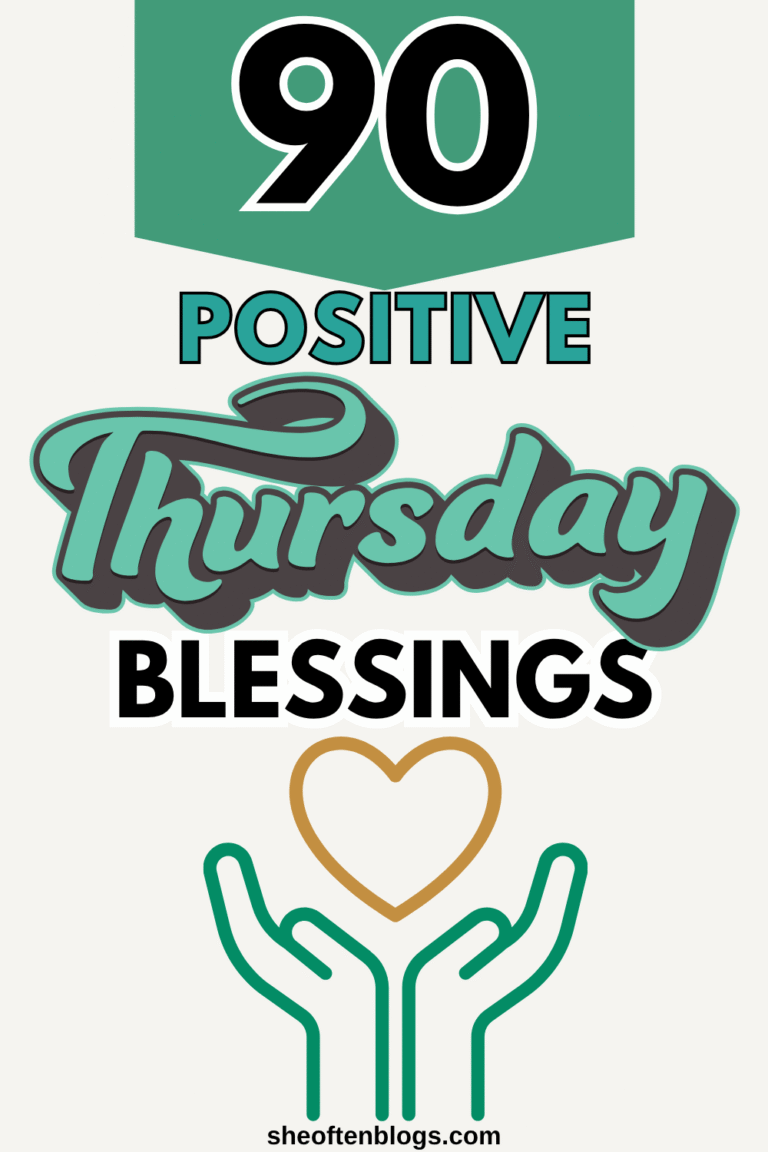 90 Thursday Blessings to Fill Your Day with Light and Positivity - She ...